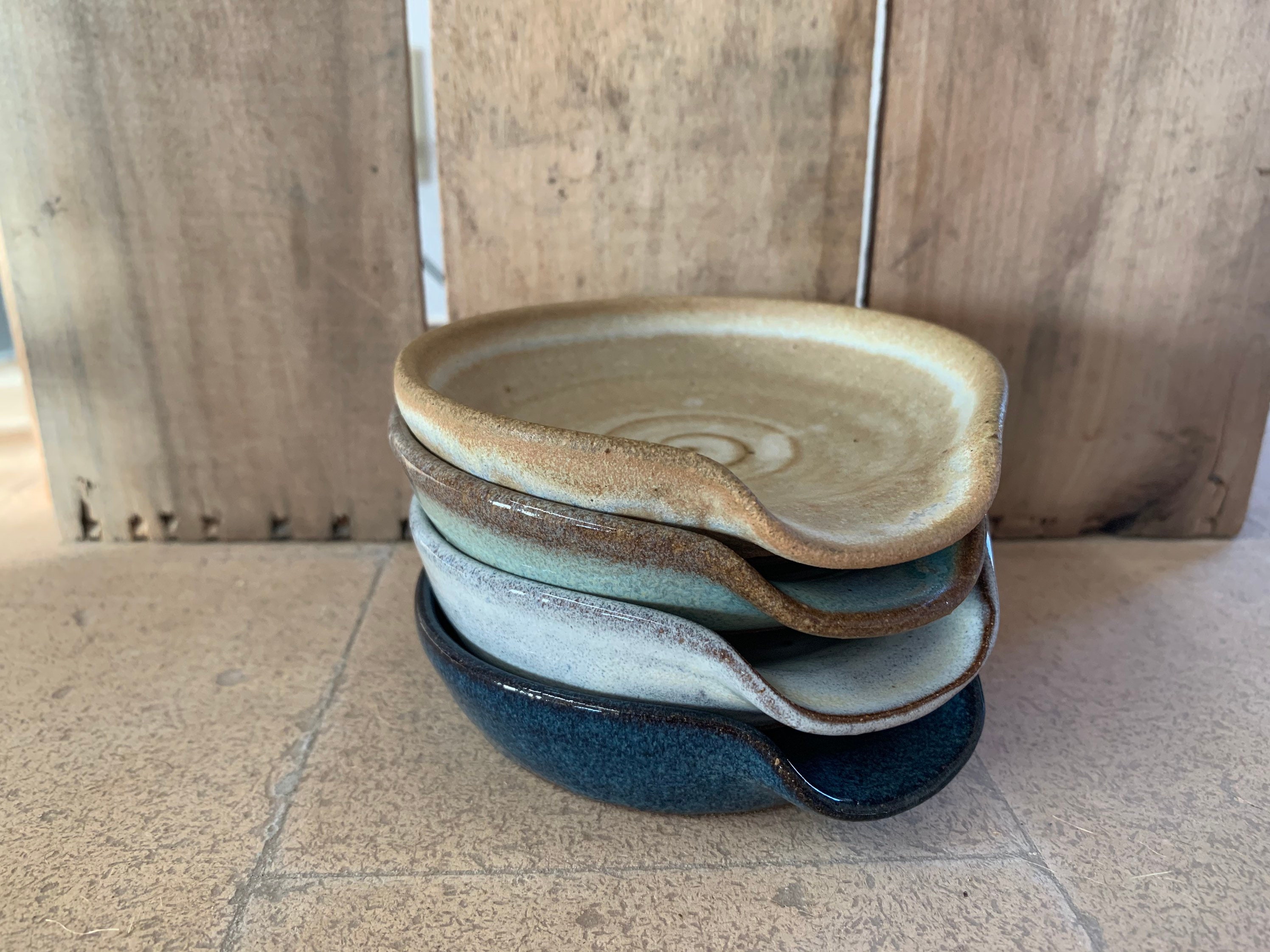 Stoneware Spoon Rest - Etsy