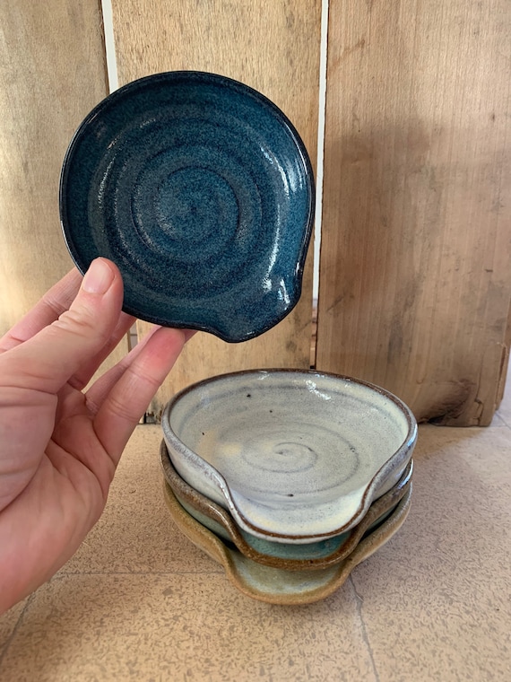 Stoneware Spoon Rest - Etsy