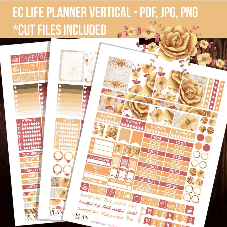 Erin Condren Planner Stickers Printable Planner Stickers - Etsy