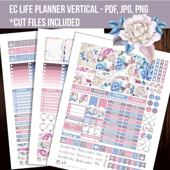 Printable Erin Condren Planner Stickers Weekly Stickers - Etsy