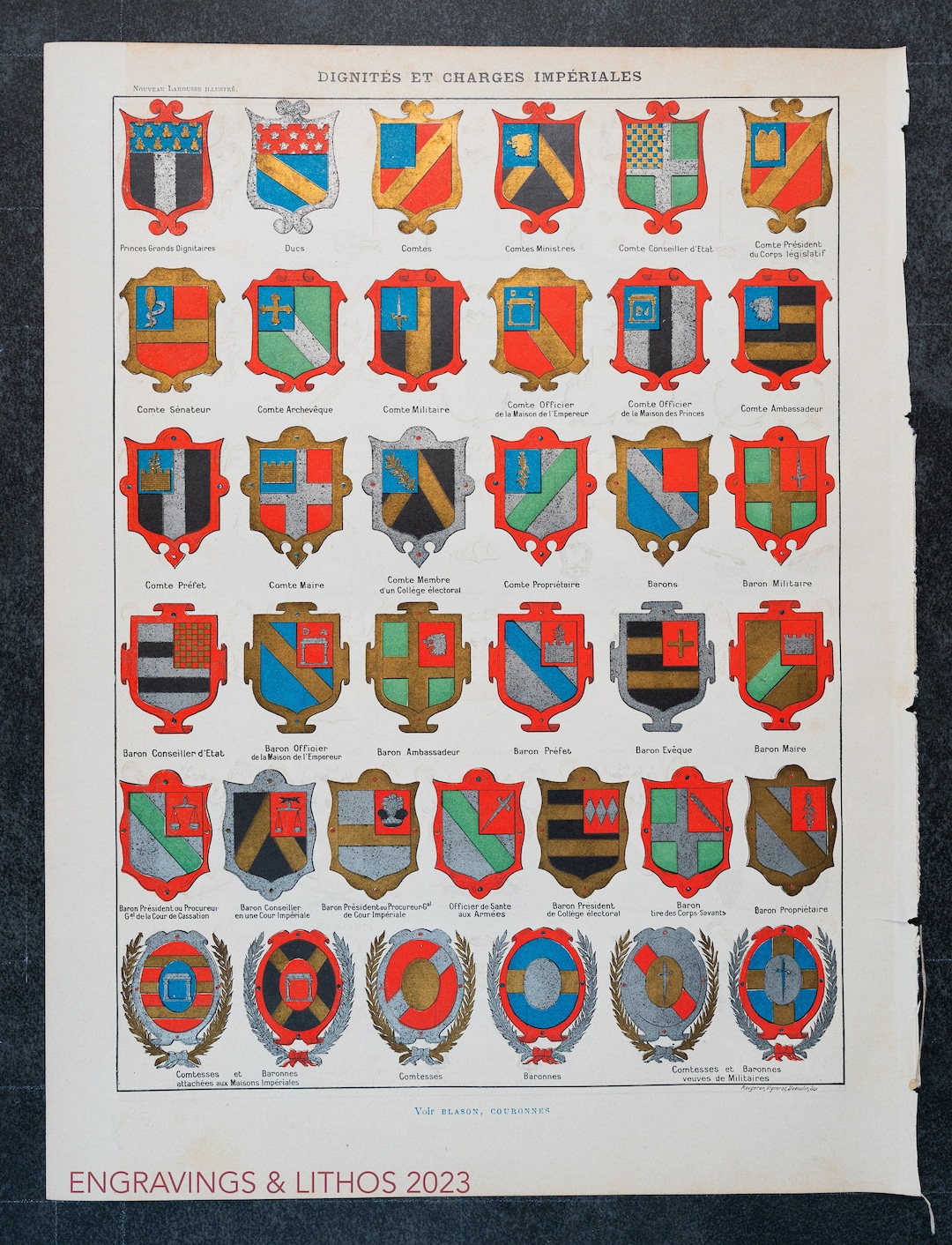 Imperial Dignity: Prince, Duke, Count, Baron, Mayor, Officer From "le ...