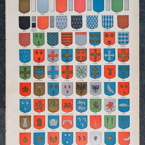 Coat of Arms: Eagle, Leopard, Castle, Lion, Dragon, Sword From "le ...