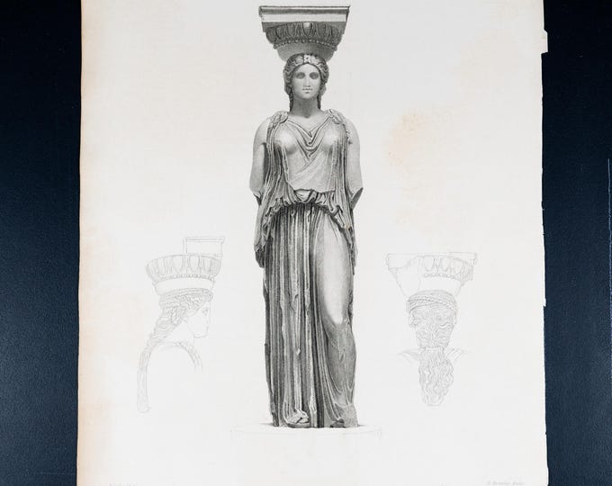 1842 STATUE of a CANEPHORA - Collection of Ancient Marbles - Exquisite ...