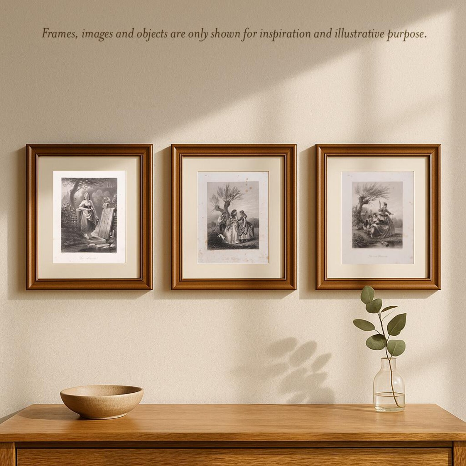 Pilgrims Praying Antique Engraving - Original Steel Engraving From ...