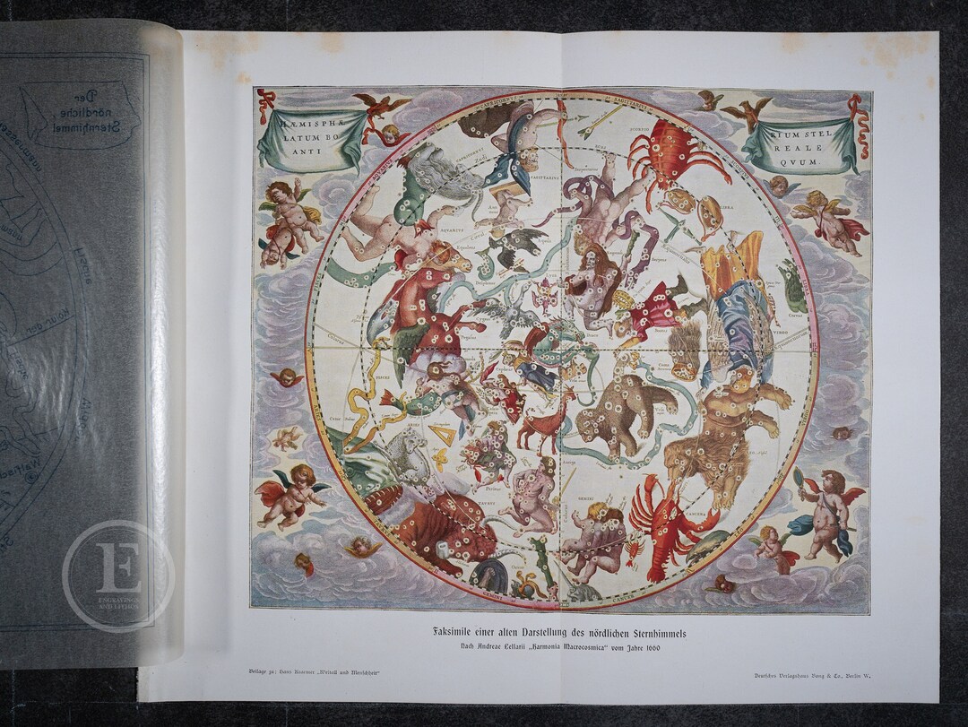 Ancient Representation of the Northern Celestial Sphere . Offset ...
