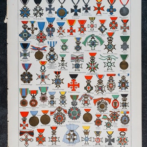 Decorations: Order of Merit, Golden Eagle, St. Anna, St. George From ...