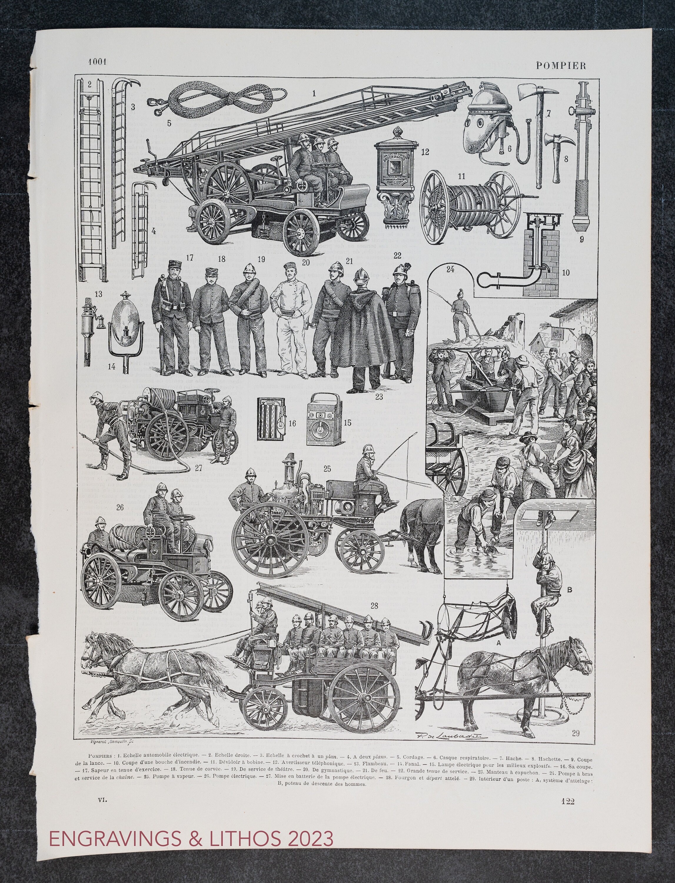 Firefighter: Hand Pump Steam Electric Fire Engine From - Etsy