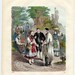 1854 Folk Costumes From Swabian, Germany- Rare Plate - Hand Colored ...