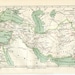 Map of Alexander the Great Empire Original Color Lithography From ...
