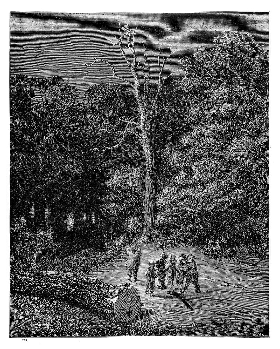 1870 Little Tom Thumb Tale Engraving (fairy Realm) Engraving by Gustave ...