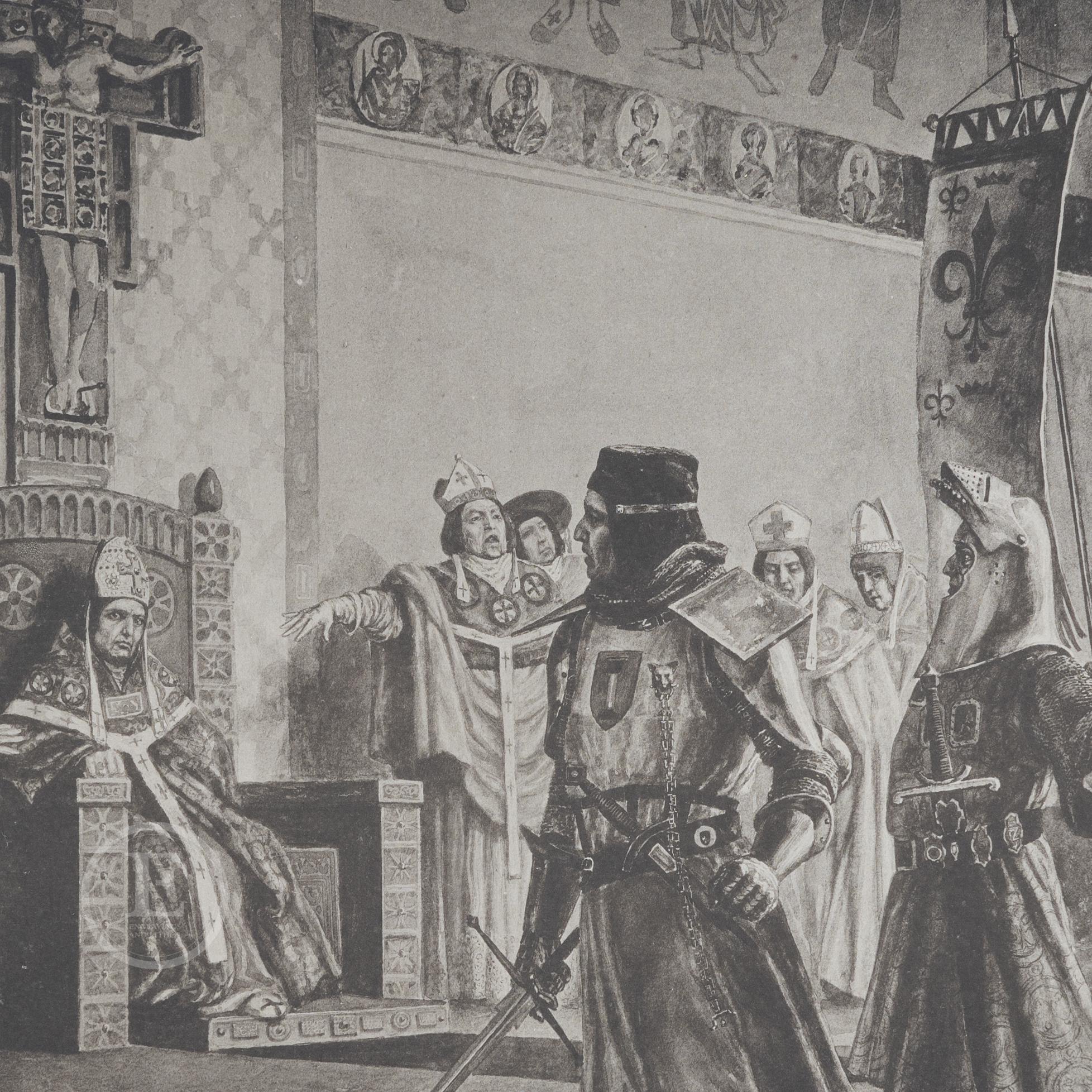 The Avaricious and Prodigal - Purgatorio: Canto XX - Collotype Plate ...