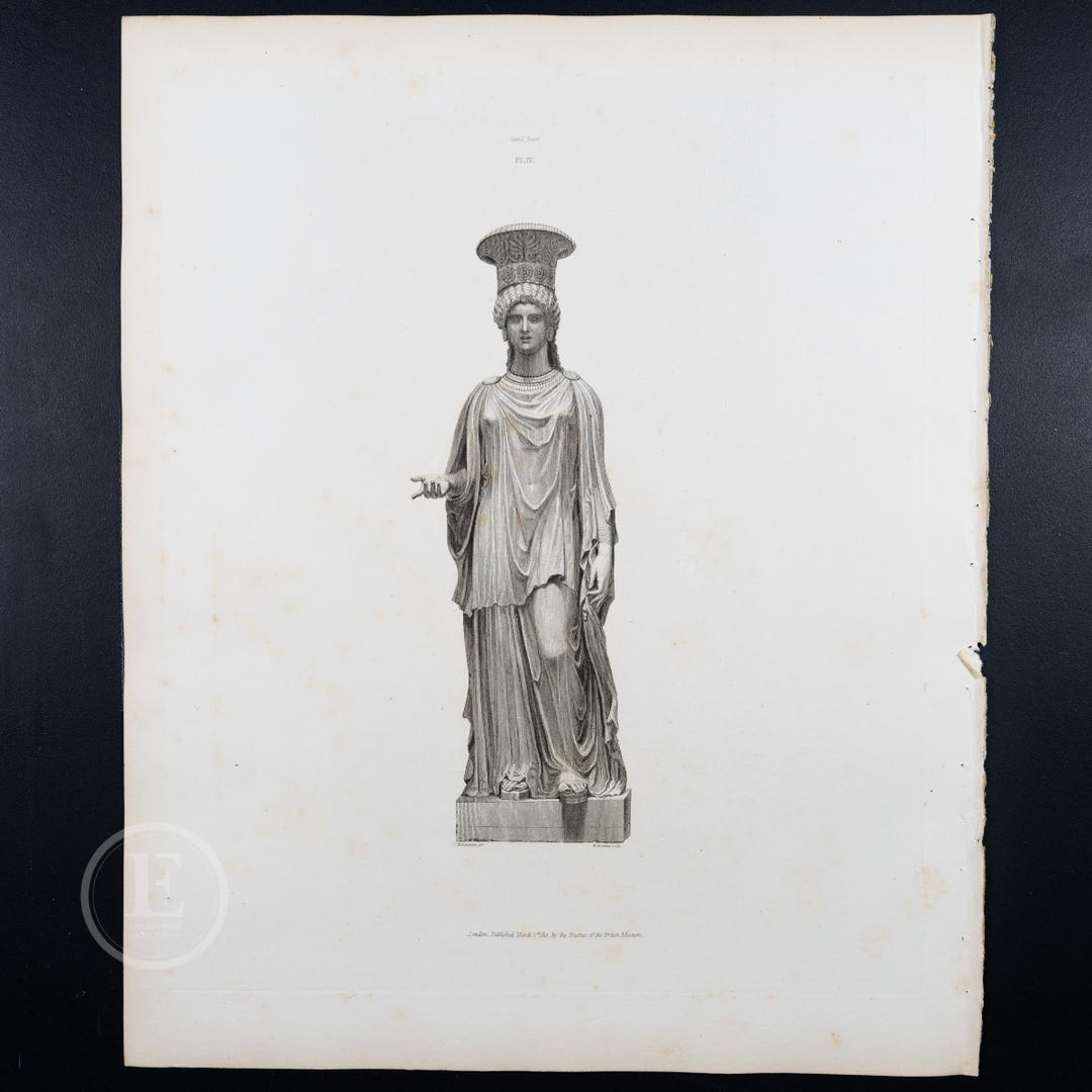 1812 A FEMALE STATUE, With a Modius on the Head - Collection of Ancient ...