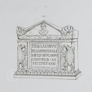 1826 A SEPULCHRAL URN and Monumental Inscriptions - Collection of ...