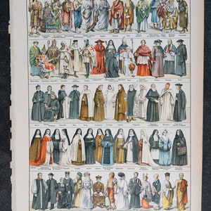 Religious Costumes: Priest Pope Cardinal Clarisse Rabbi - Etsy