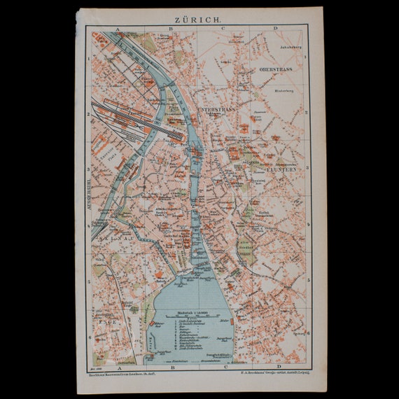 Mapa Del Lago De Zurich-suiza Lago Greifensee Egg Lago De Zúrich