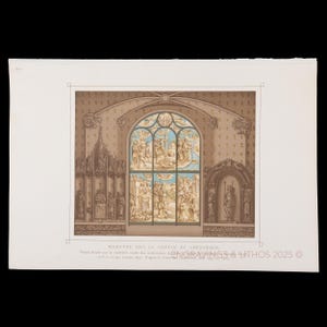Antique Stained Glass Window 1800s - Etsy