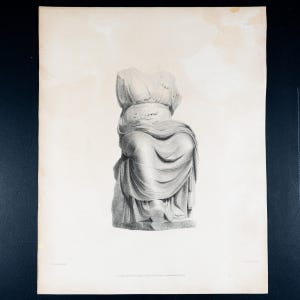 1842 STATUE of BACCHUS Collection of Ancient Marbles Exquisite Original ...