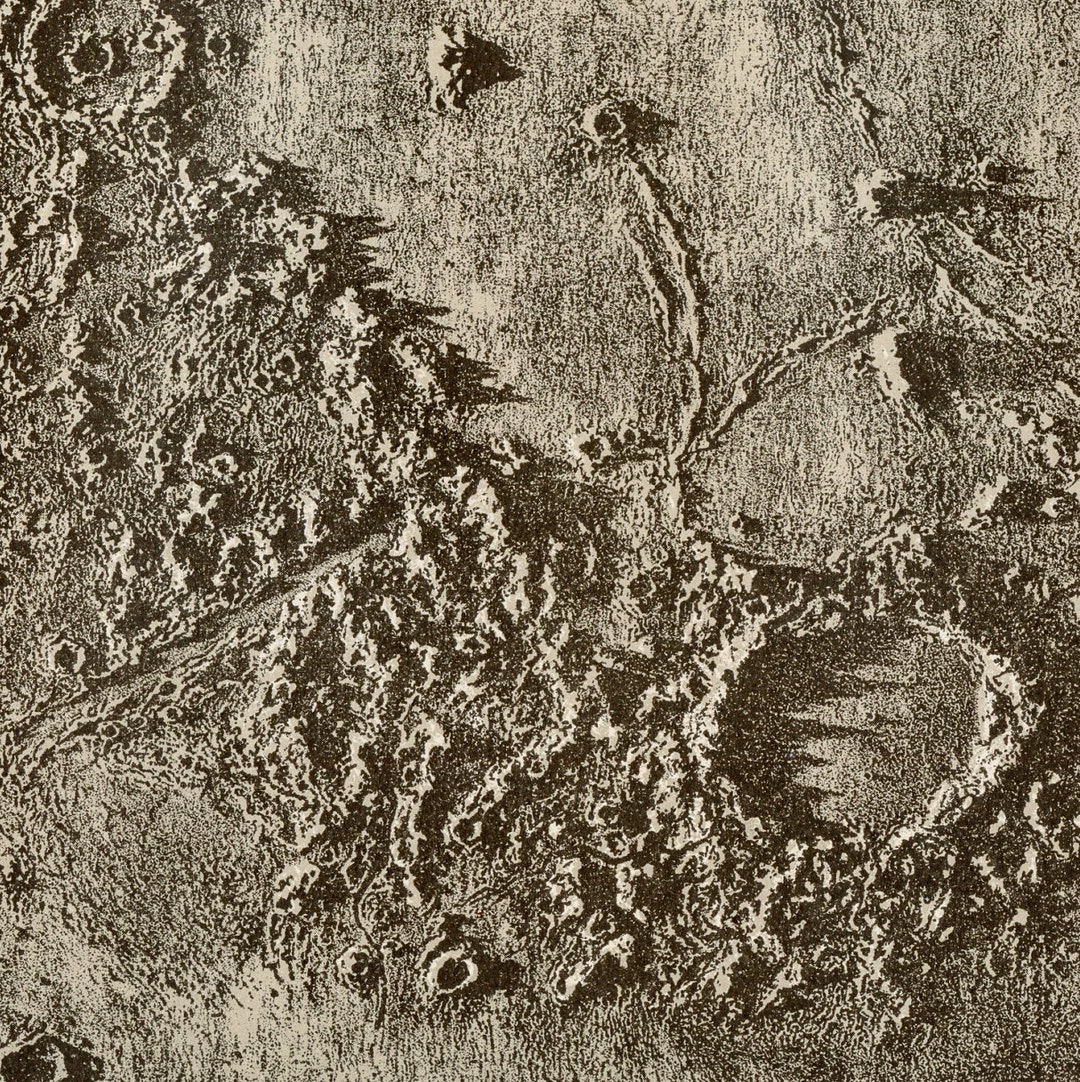 Plato (after Nasmyth) Craters of the Moon - Astronomy Original Plate ...