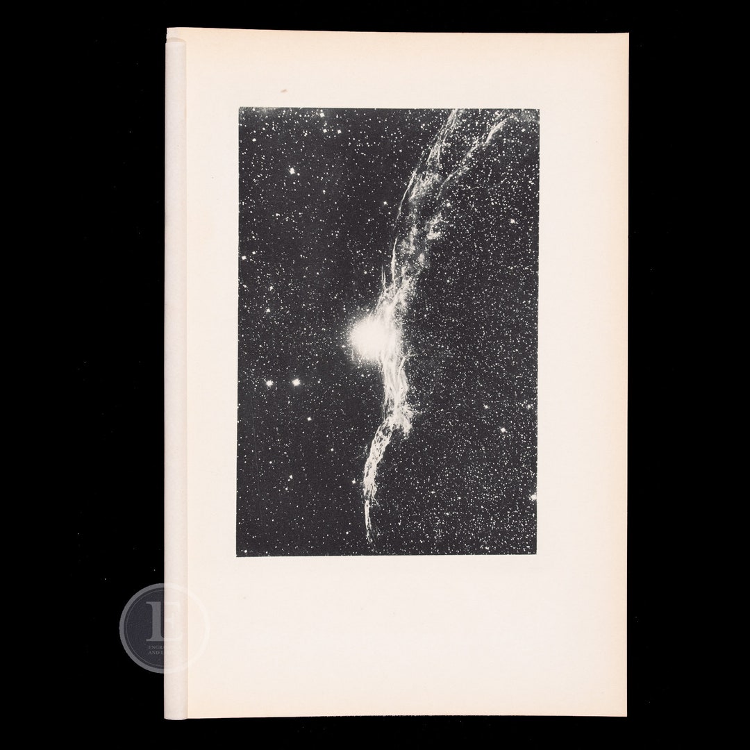 Nebula in Cygnus, Astronomy Print - Original Lithograph Circa 1935 - Etsy