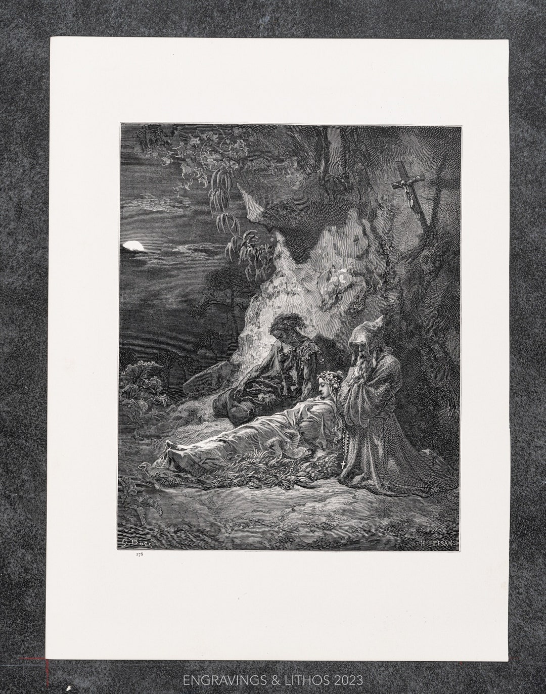 The Death of Atala, Funeral Scene: Atala by Chateaubriand Original ...