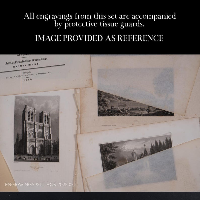 1852 - REUSS VALLEY, URI, Switzerland– Steel Engraving From Meyer’s ...