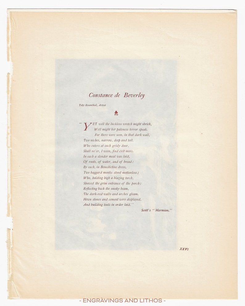 Constance De Beverley - Engraving Form Character Sketches of Romance ...