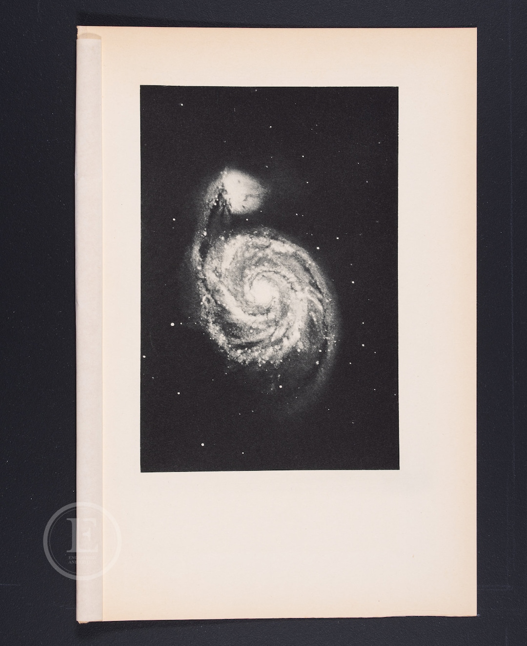 Lord Rosse's Spiral Nebula Messier 51a , Astronomy Print - Original ...
