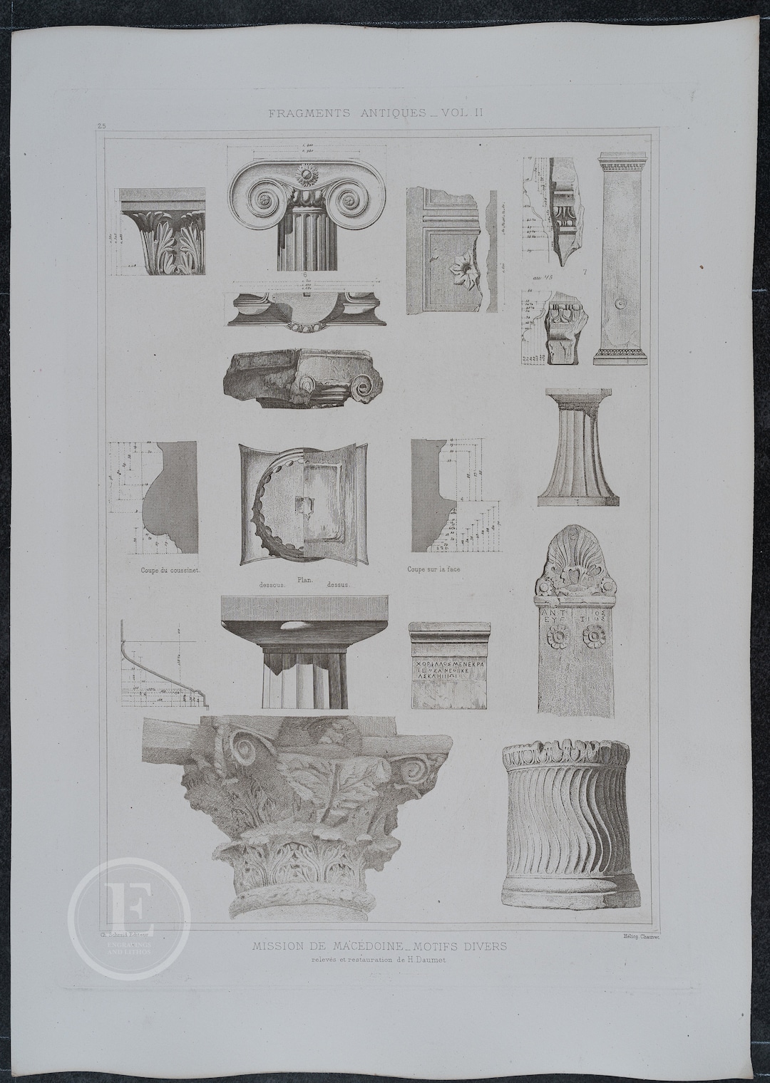 1905 Macedonia Mission, Various Patterns- EXQUISITE Heliogravure . 17. ...