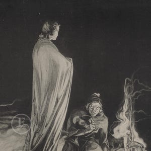 The Simoniacs and the Baptismal Font - Inferno: Canto XIX - Collotype ...