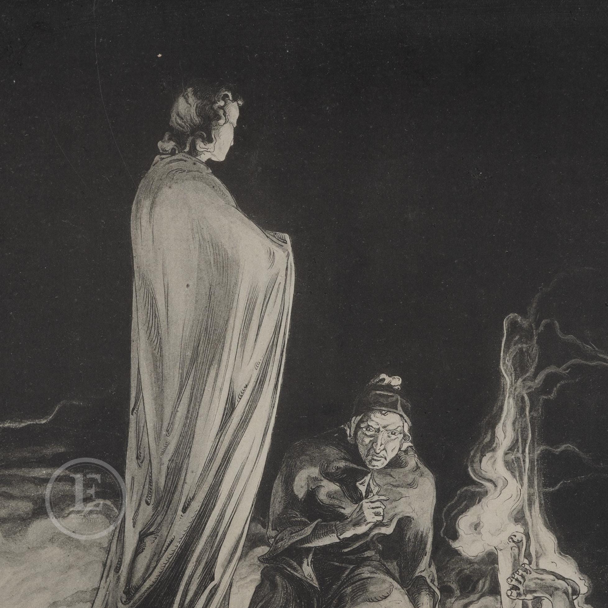 The Simoniacs and the Baptismal Font - Inferno: Canto XIX - Collotype ...