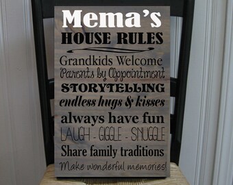 Mema Sign - Etsy