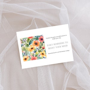 Motivational Inspirational Quote Cards or Mindfulness Messages to Boost ...