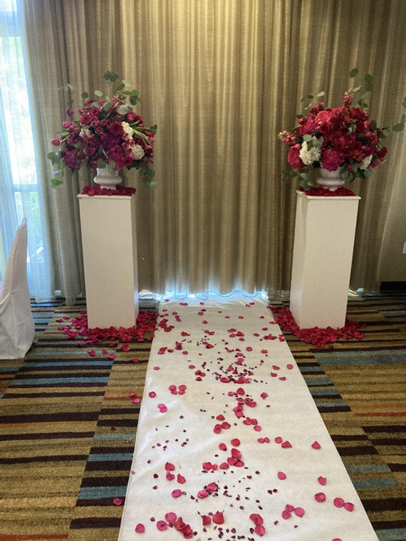 Red Rose Wedding Aisle Decorations 8 Wedding Aisle Décor Ideas For A