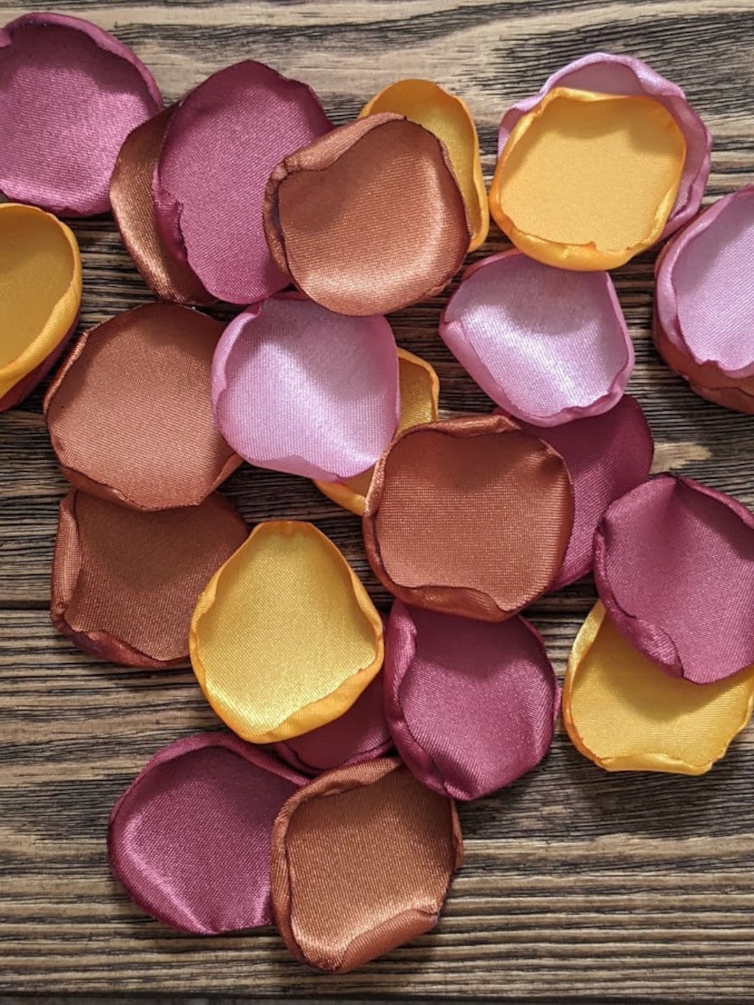 Sunflower Yellow Terracotta Cinnamon Rose Wedding Confetti for Cones ...