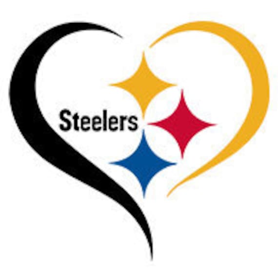 Steelers Heart Embroidery File Design | Etsy