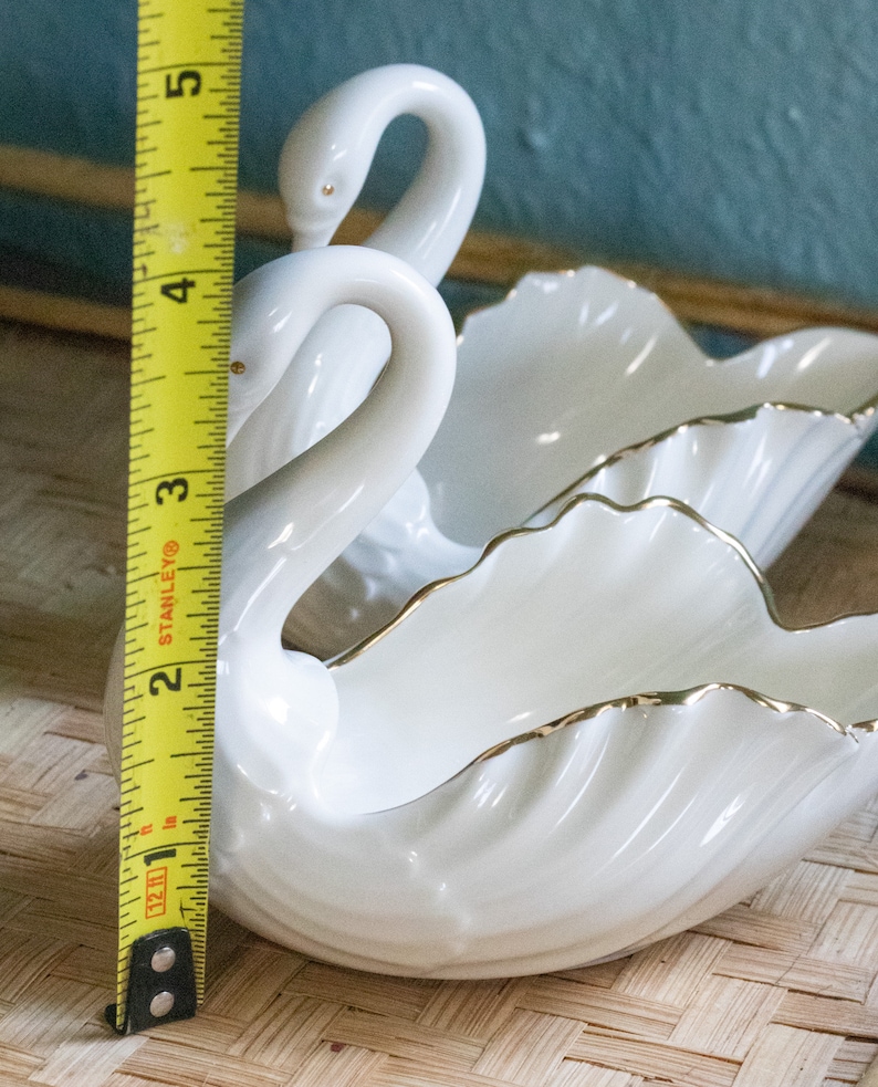 Lenox Porcelain Swan 120th Anniversary Swan Dishes - Etsy