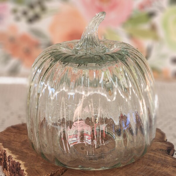 Glass Pumpkin - Etsy