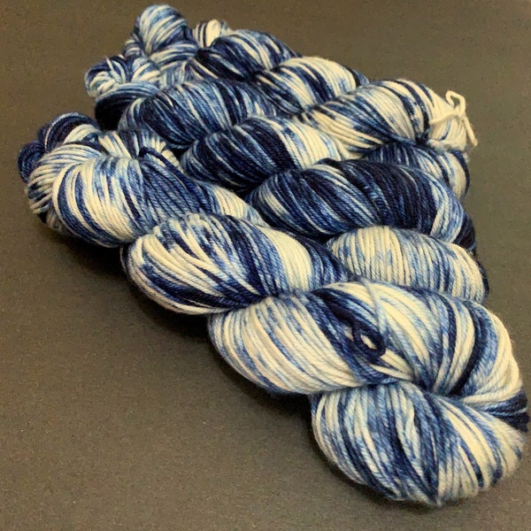 Blue Variegated Yarn - Etsy