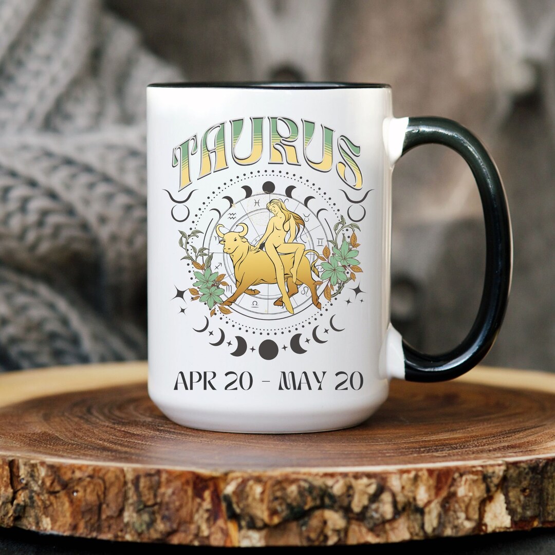 Taurus Zodiac Mug, Taurus Birthday Idea Mug, Taurus Gift, Astrology ...