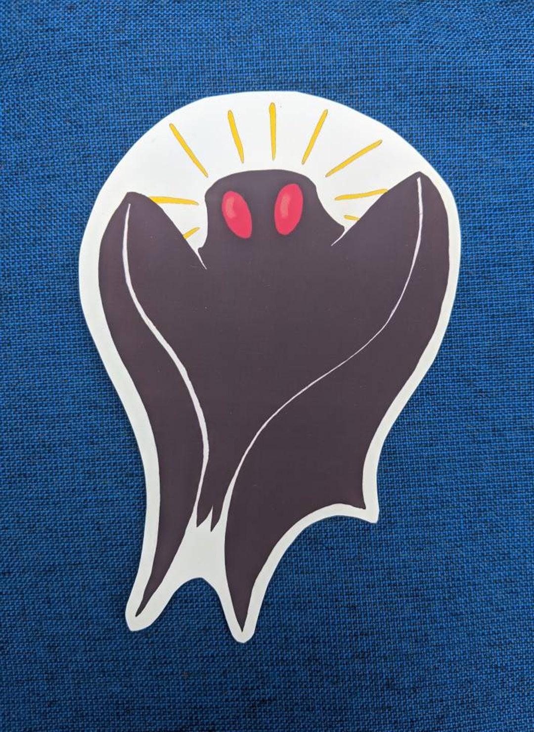 Mothman Vinyl Laminated Matte Sticker Decal - Etsy