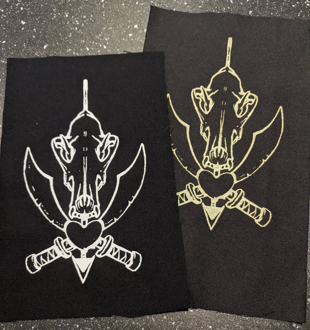 Pirate Captain Kyle's Jolly Roger Fabric Patch - Etsy
