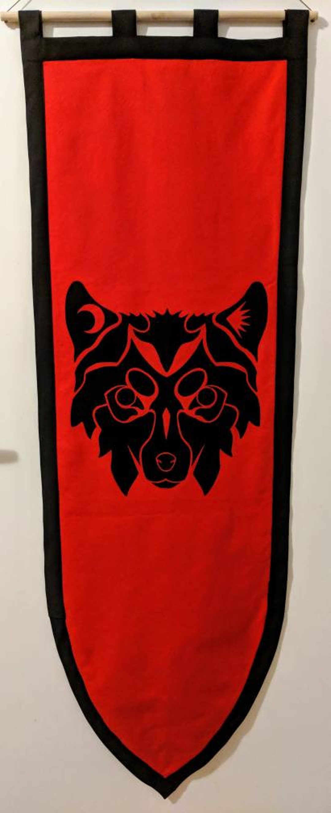 Wolf Medieval-style Banner 16x48 - Etsy