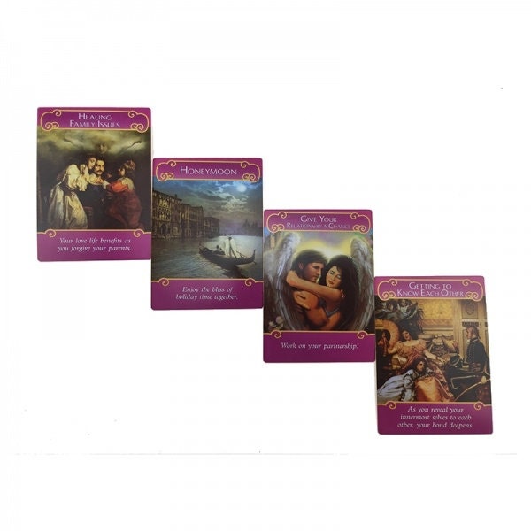 The Romance Angels Oracle Card Deck Doreen Virtue 44 Cards Etsy