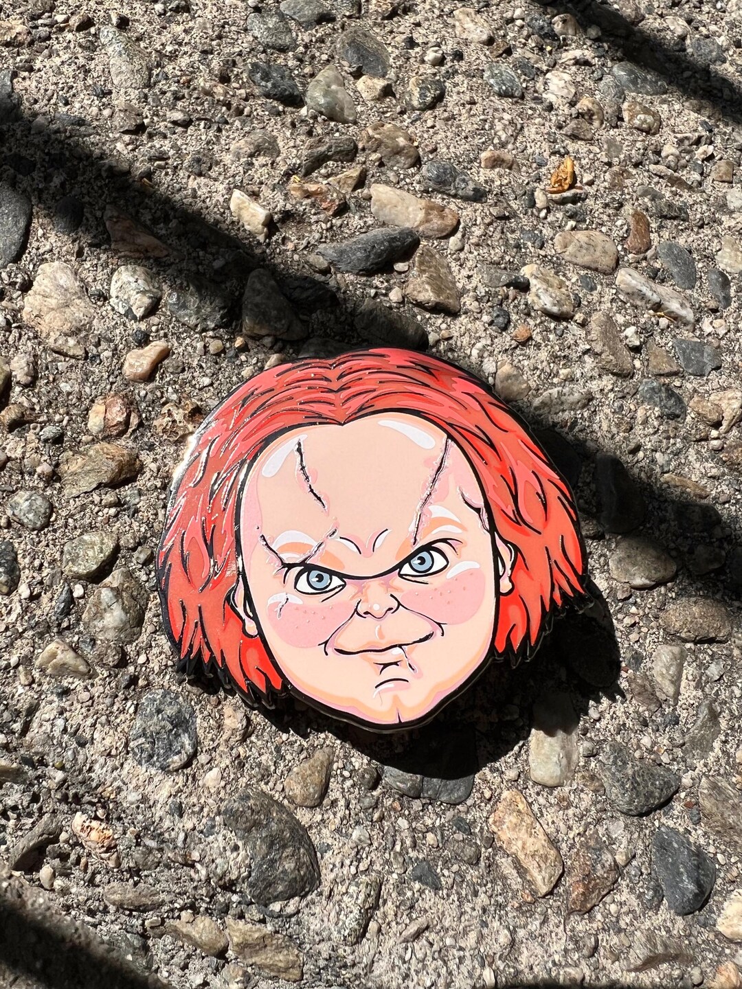 Faces of Death Chucky Enamel Pin - Etsy