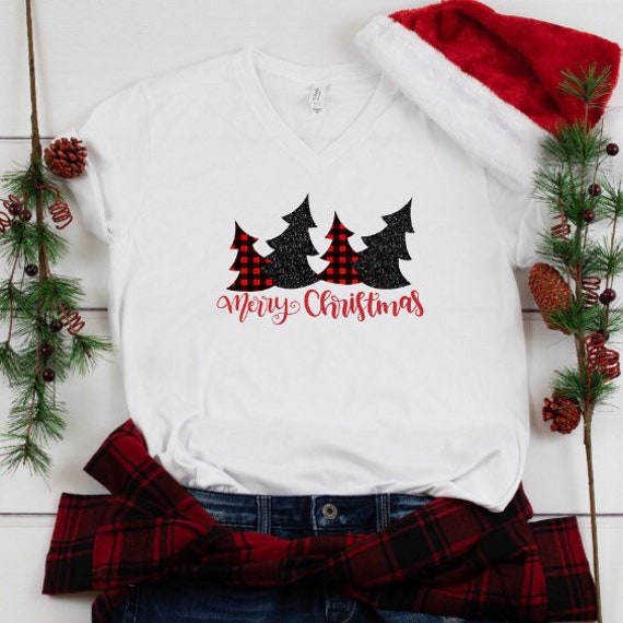 Merry Christmas Shirt womens christmas shirt christmas t | Etsy