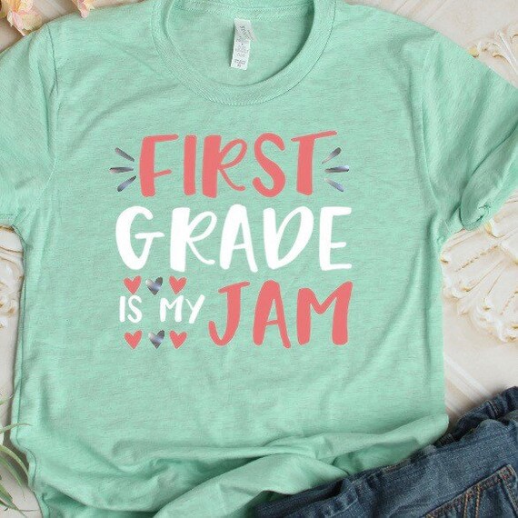 1st Grade is My Jam Shirt Back to School Shirt Shirt for - Etsy