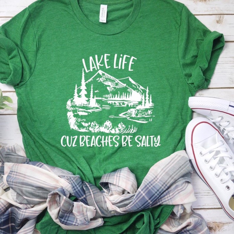 Lake Life Shirt Camping Shirt Graphic Tee Girls Camping - Etsy