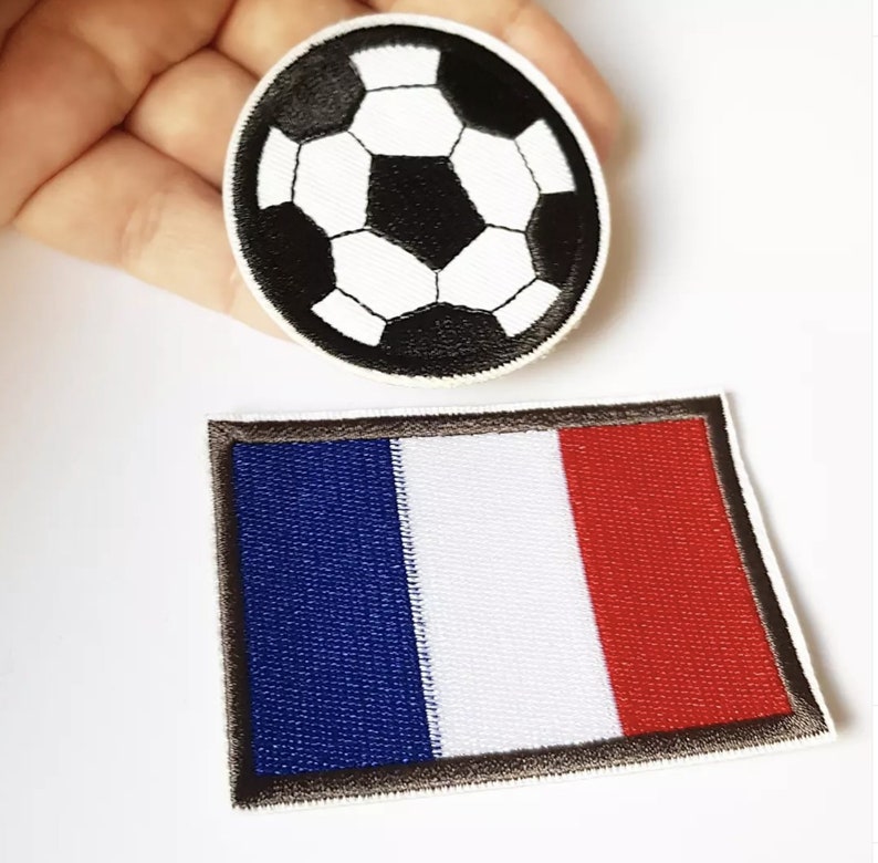 French Flag Patch Patriotic Applique France Lover Blue White - Etsy