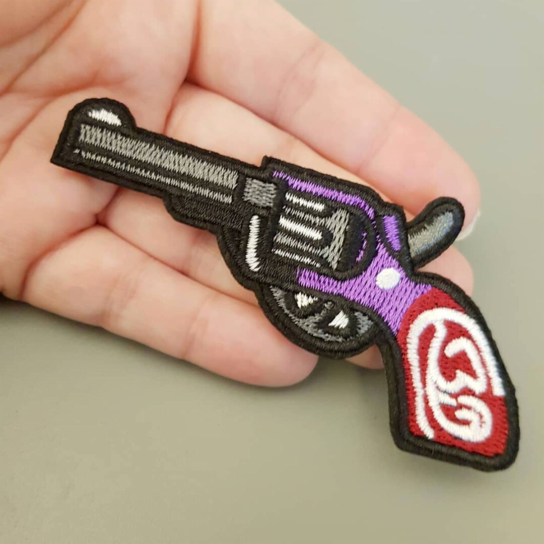 Fire Arm Patch Iron on Gun Pistol Revolver Revolving - Etsy