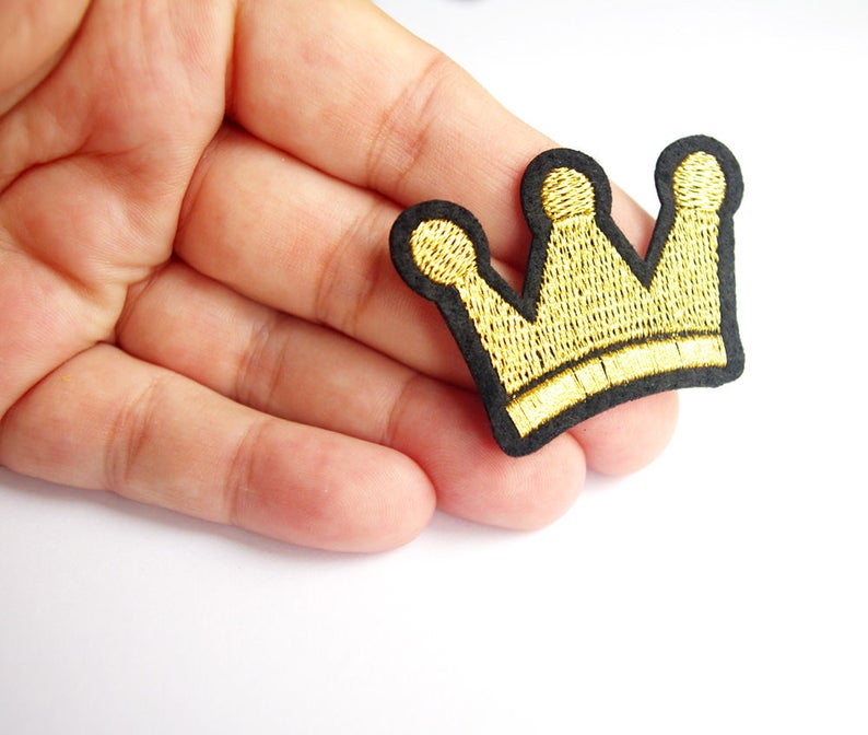 Gold Crown Patch Swag Tiara Patches Cute Princess Patch - Etsy Australia